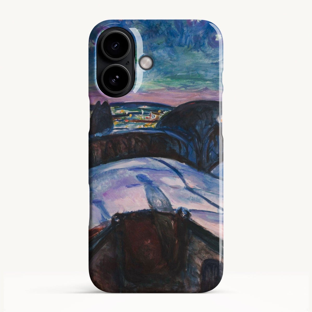 Starry Night by Edvard Munch - iPhone Cases | ArtPointOne