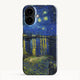 Starry Night over Rhone by Vincent van Gogh - iPhone Cases | ArtPointOne