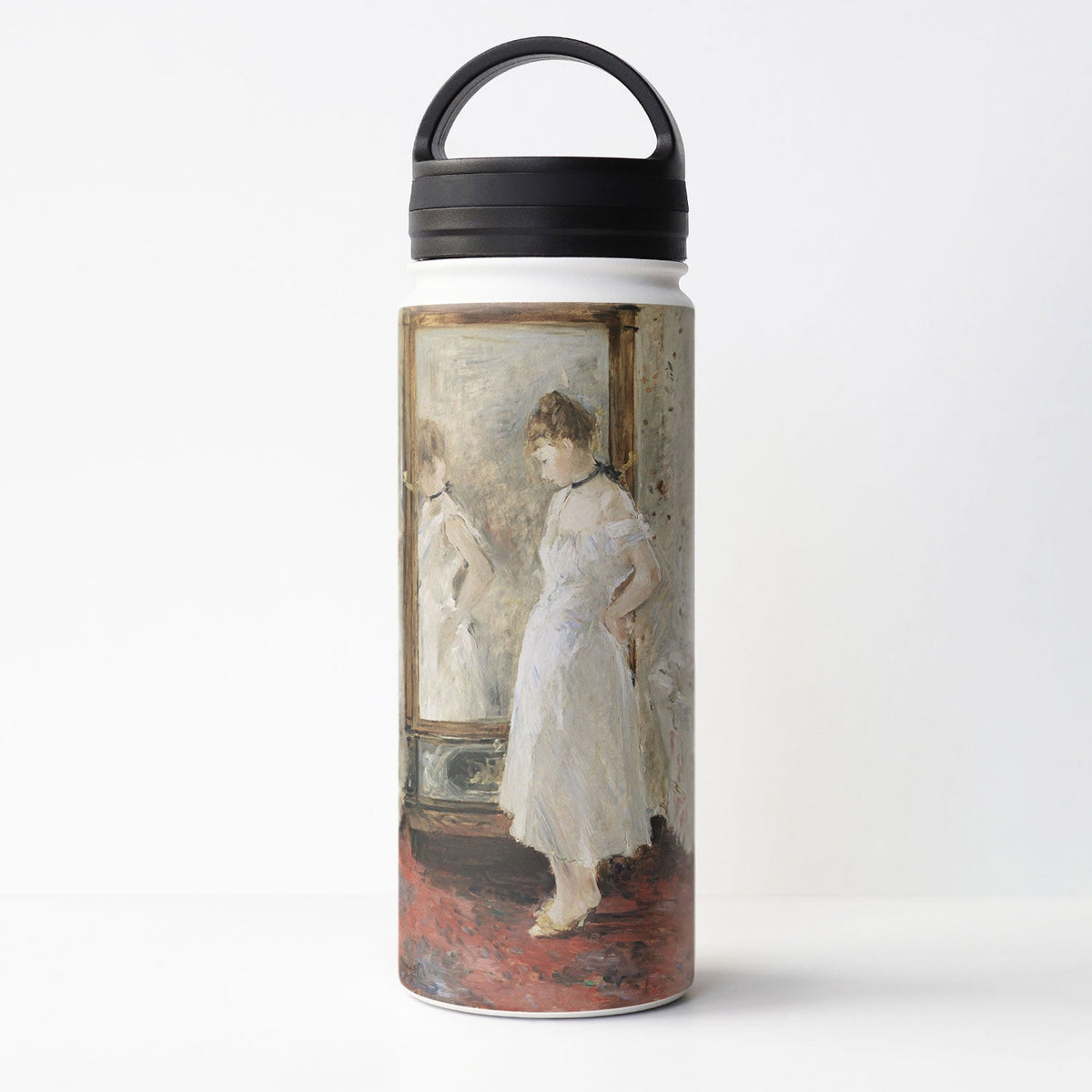 The Cheval-Glass by Berthe Morisot - Water Bottles | ArtPointOne