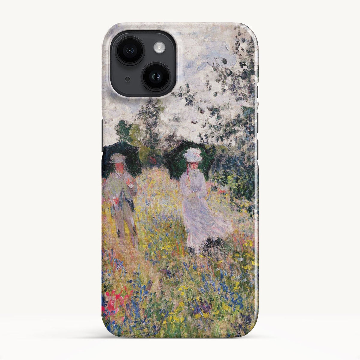Taking a Walk near Argenteuil by Claude Monet - iPhone Cases | ArtPointOne