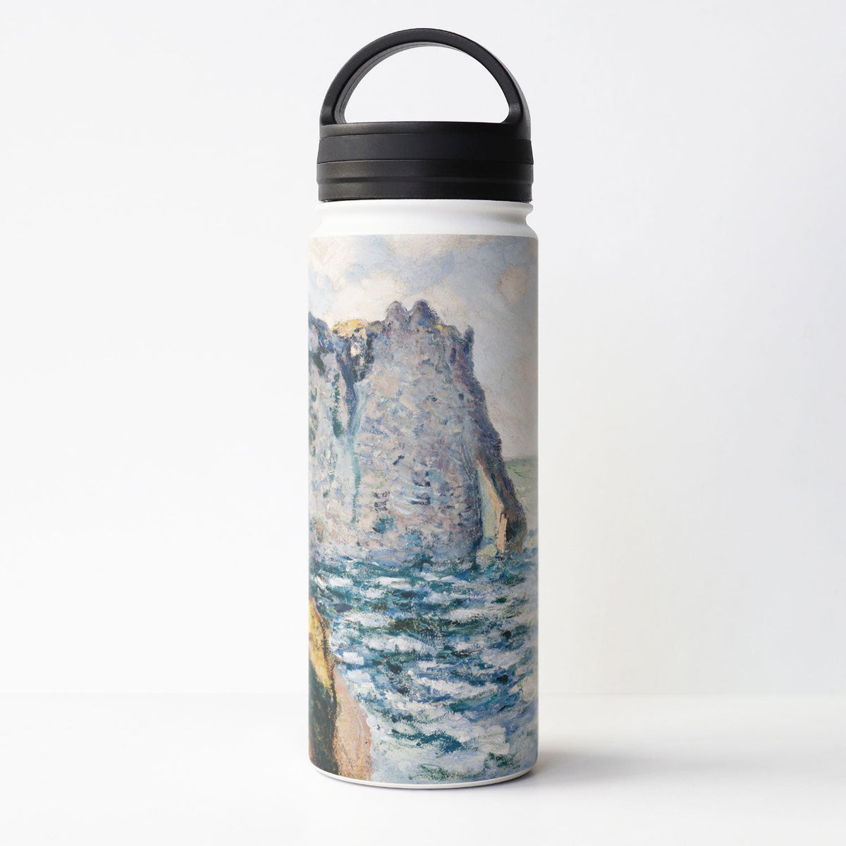 The Cliff of Aval, Etretat by Claude Monet - Water Bottles | ArtPointOne