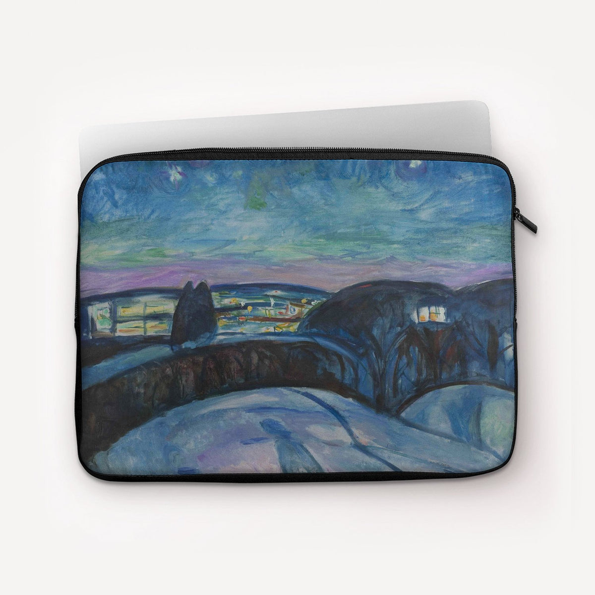 Laptop Sleeves - Starry Night by Edvard Munch | ArtPointOne