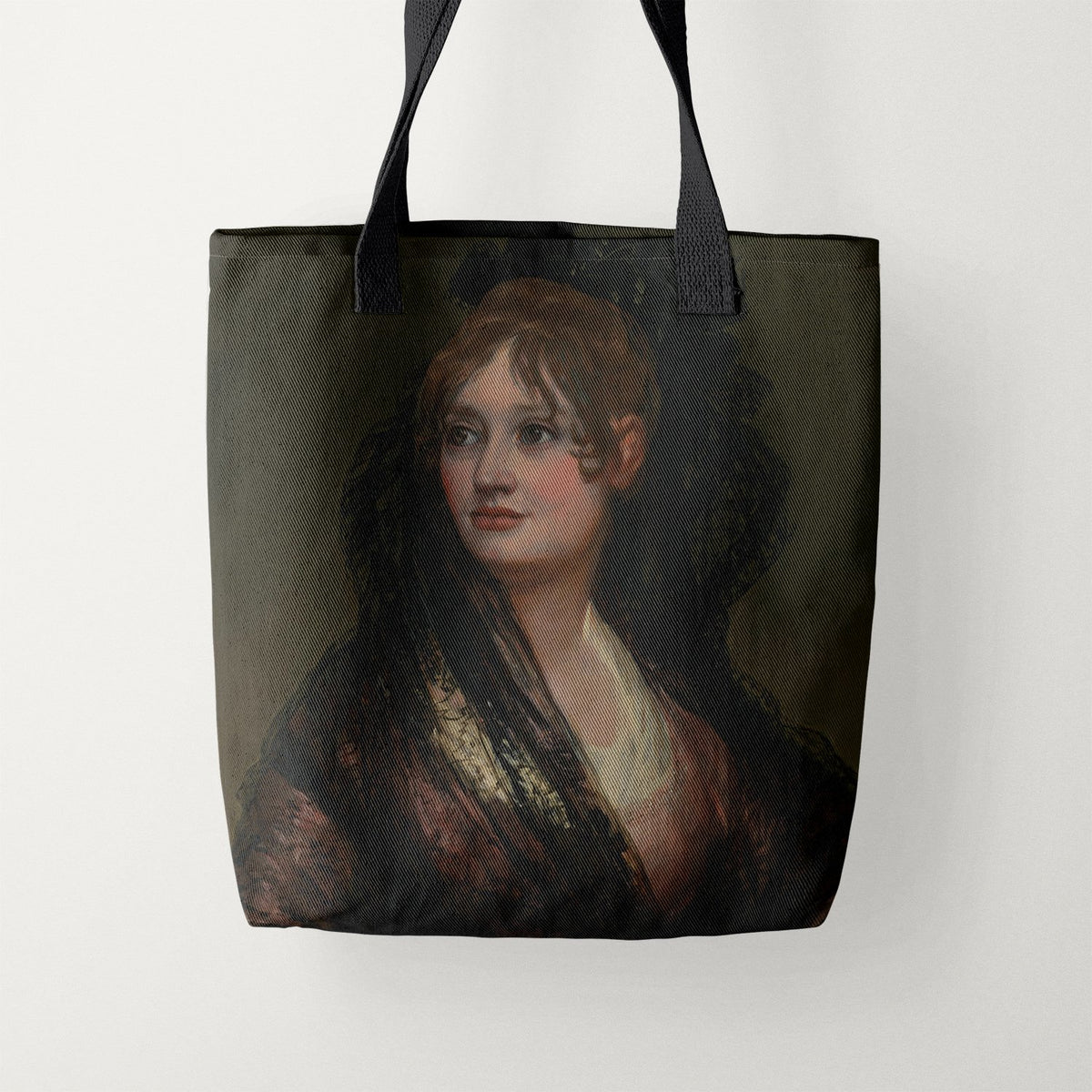 Tote Bags - Portrait of Dona Isabel Cobos de Porcel by Francisco Goya ...