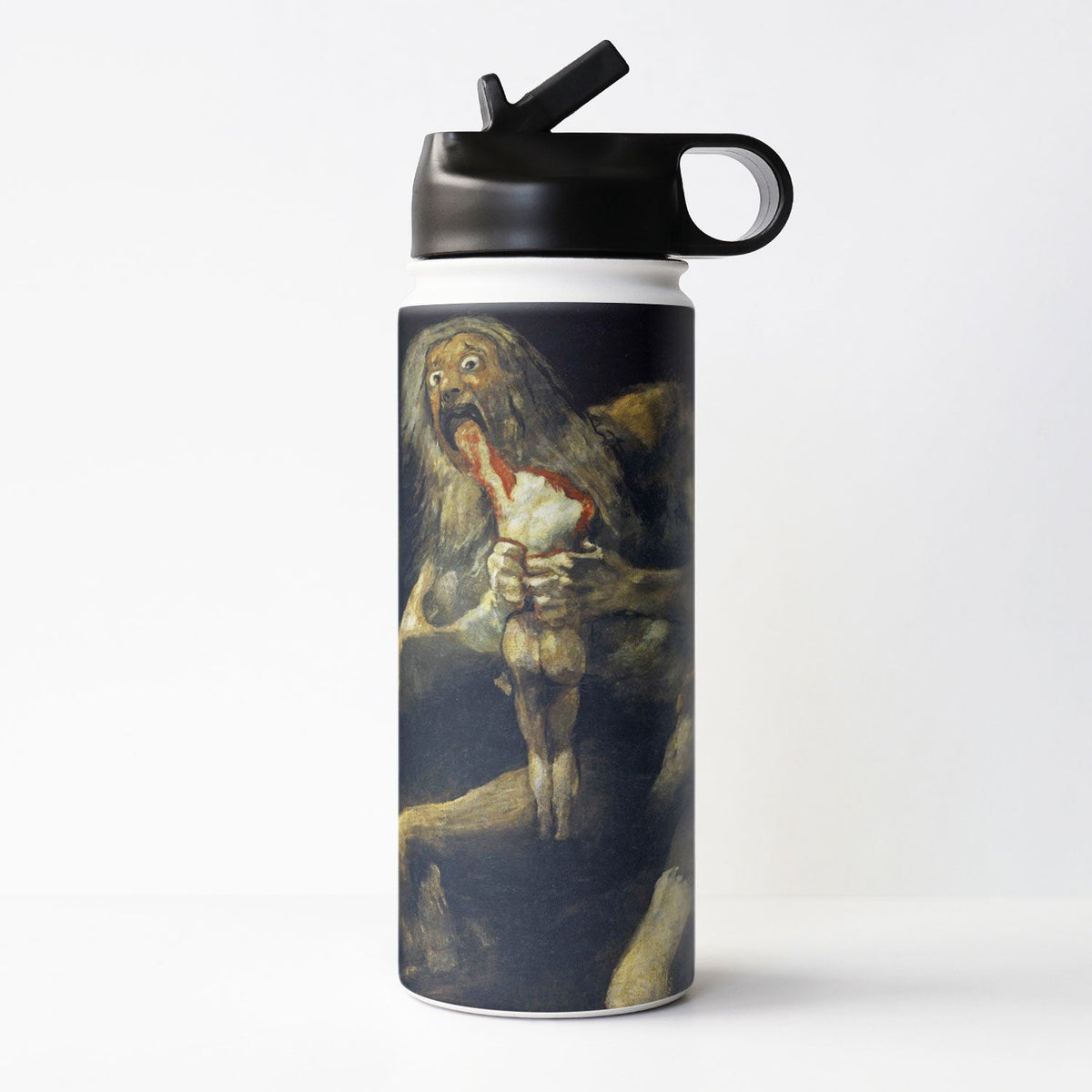 Saturn Devouring His Son by Francisco Goya - Water Bottles | ArtPointOne