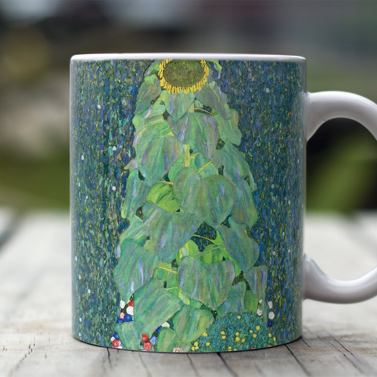 Sunflower by Gustav Klimt - Ceramic Mug | ArtPointOne