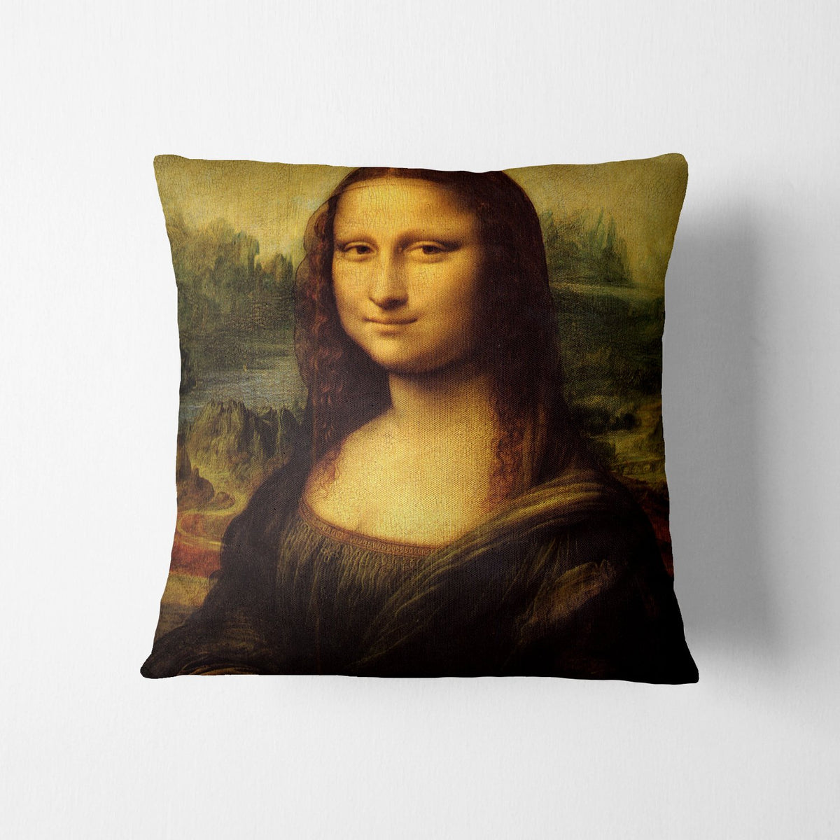 Mona Lisa by Leonardo da Vinci | ArtPointOne - Throw Pillows