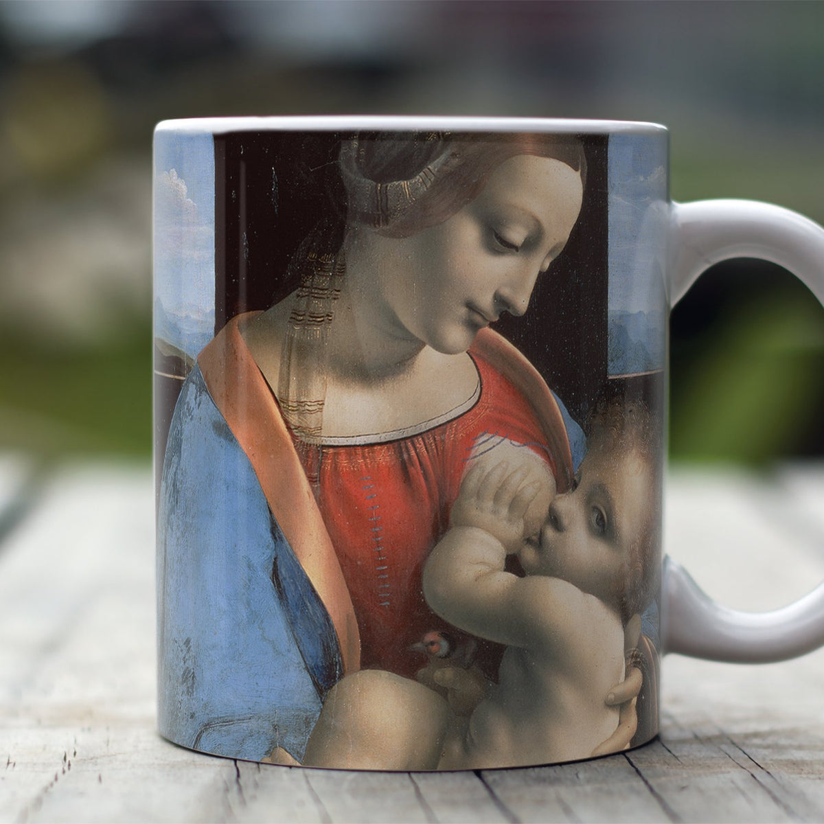 The Madonna and Child by Leonardo da Vinci - Ceramic Mug | ArtPointOne